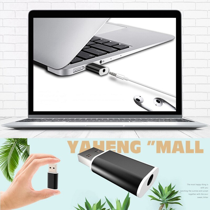 5.1 USB Drive Free to 3.5mm Mic Headphone Jack Ste... – Vicedeal