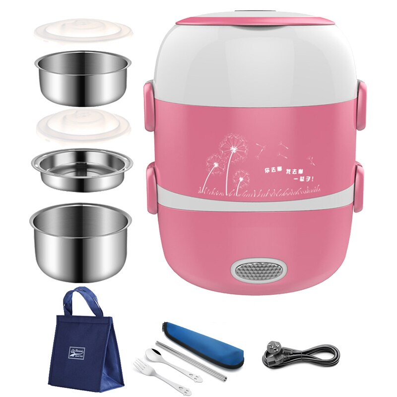 220V Electric Heating Lunch Box Food Steamer Warme... – Vicedeal