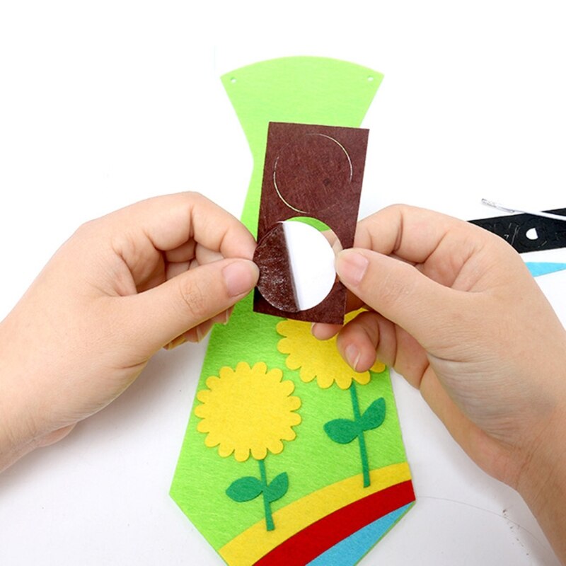 1Set DIY Handcrafts Handmade Non-woven Necktie Set... – Grandado