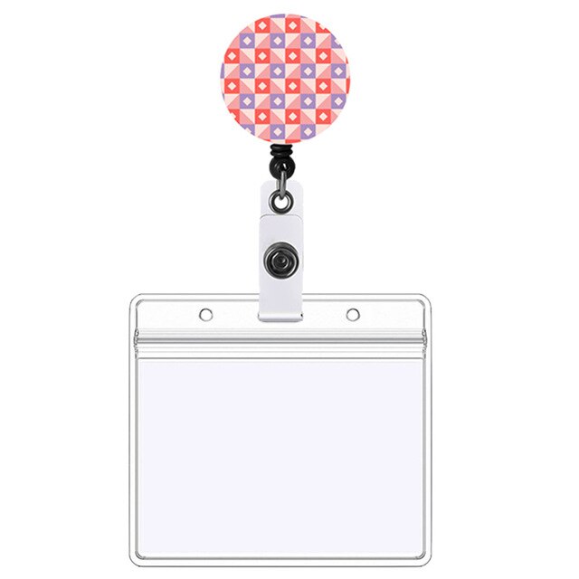 Cute Cartoon Transparent Card Case Retractable Car... – Grandado