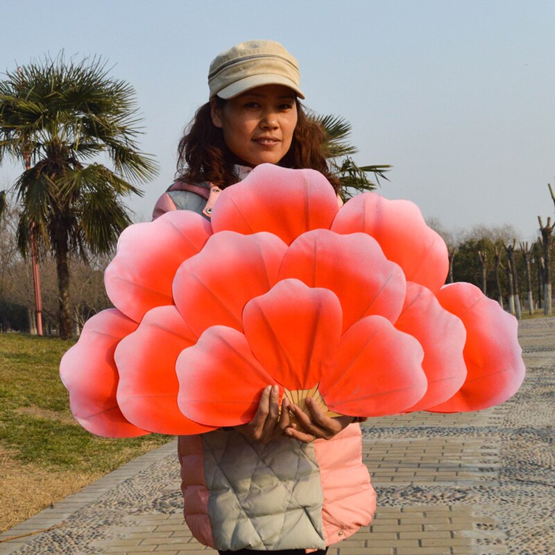 Peony Flower Fan Big Petal Fan Church Performance ... – Vicedeal