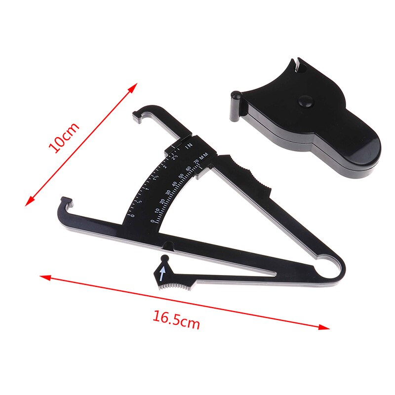 1 Set Body Fat Caliper Body Fat Tester Skinfold Me... – Grandado