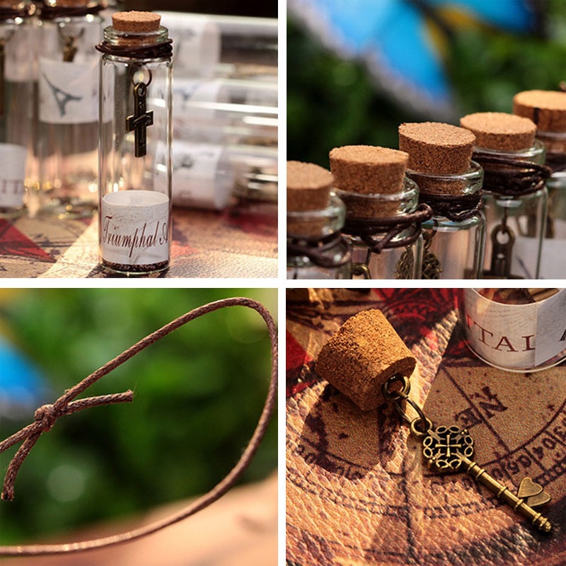 12pcs/pack Mini Wishing Bottles Glass Cork Stopper... – Grandado