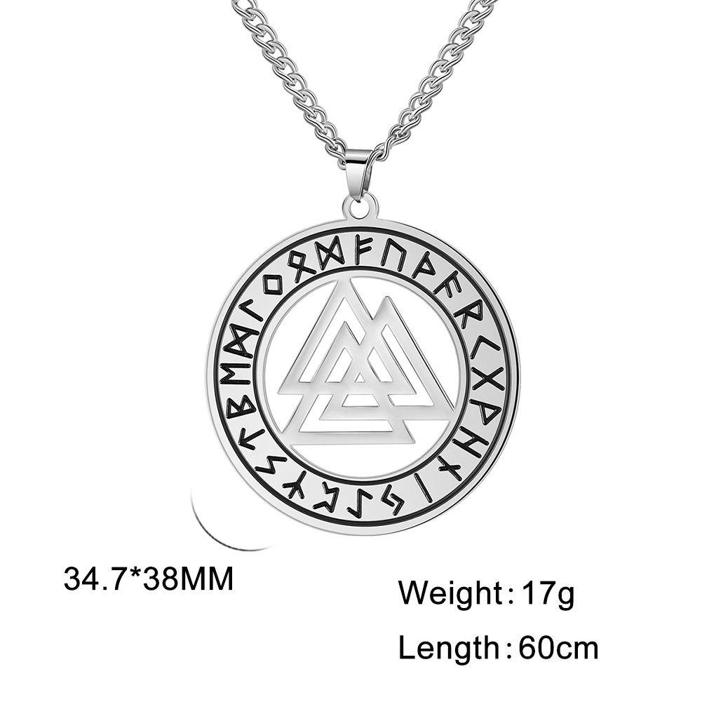 Vegvísir Kompas Noorse Viking Amulet Roestvrij sta... – Vicedeal