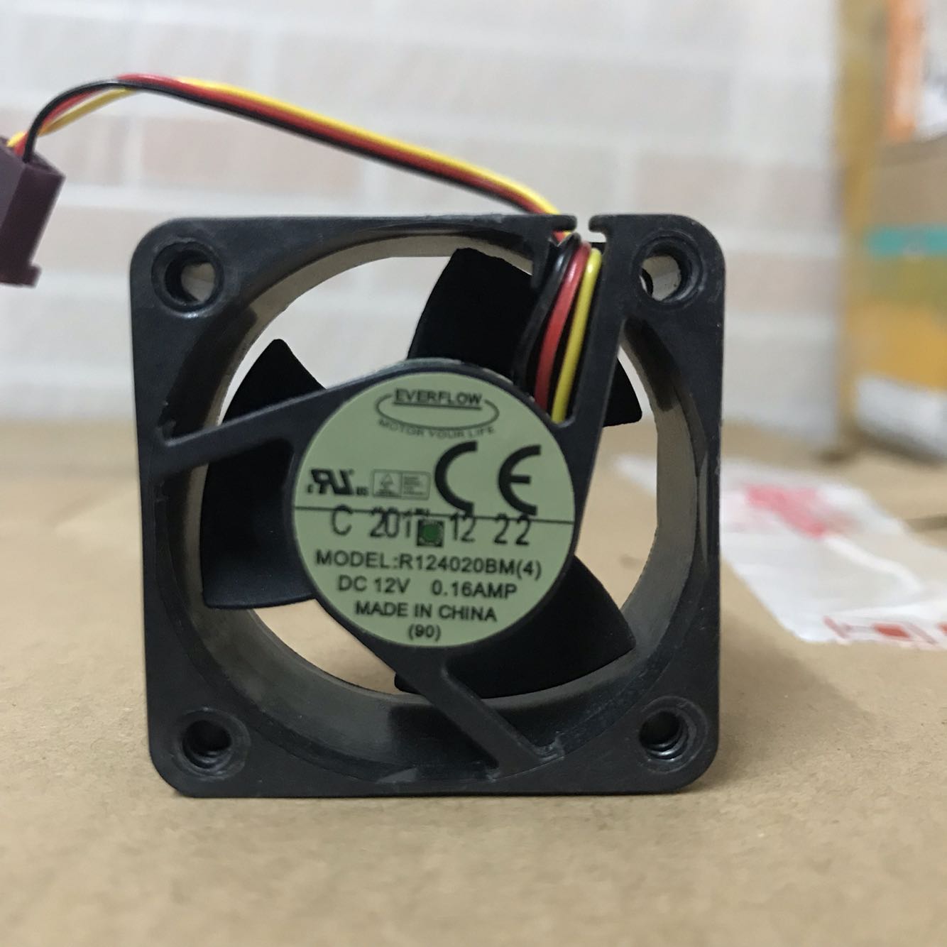 For everflow R124020BM 12V 0.16a 4020 4cm Fan 3-Wi... – Grandado