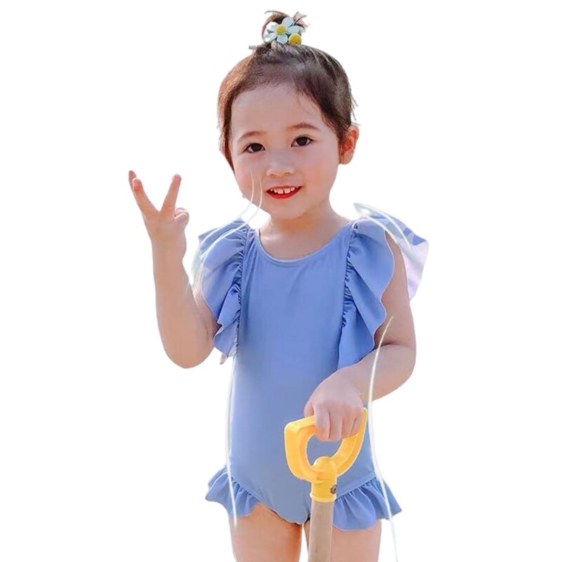 Girls Summer Swimsuit One Piece Bathing Suit Cute ... – Grandado