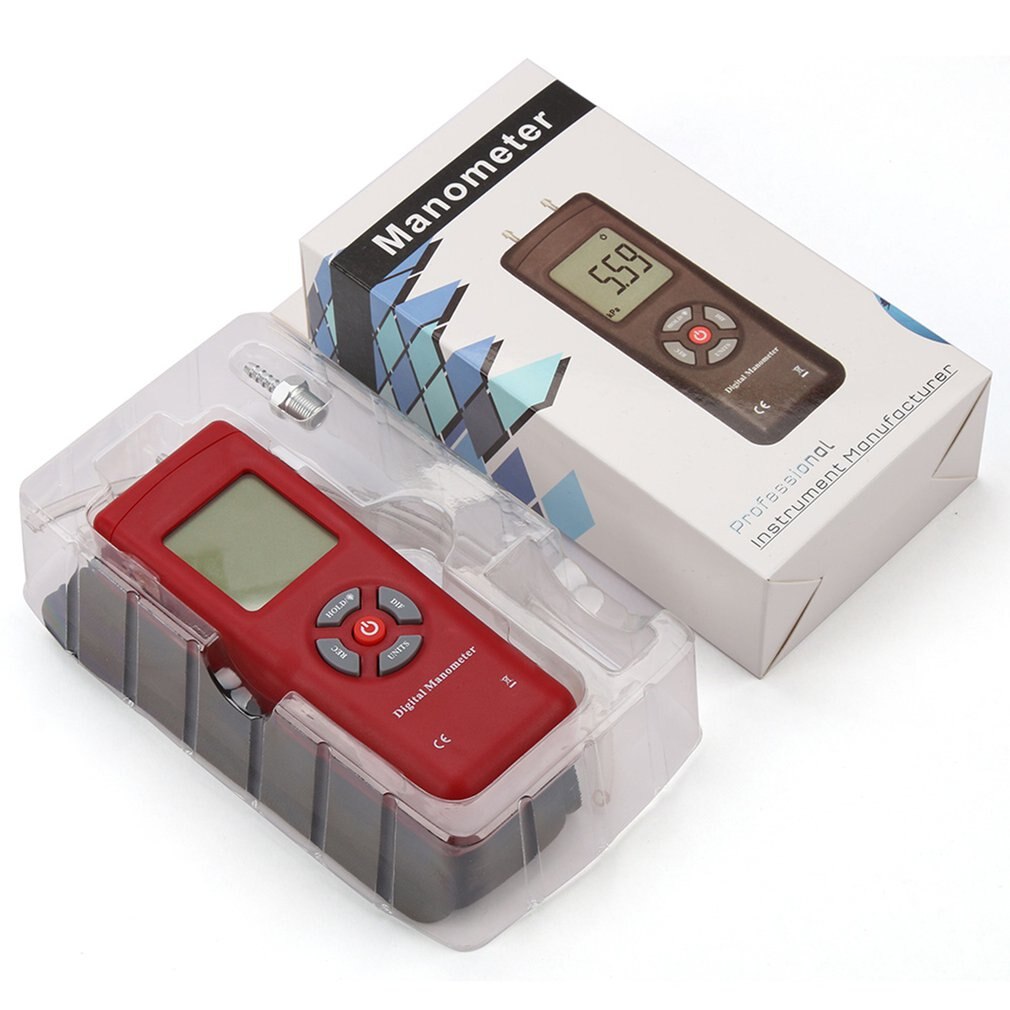 TL-100 Digital Manometer Air Pressure Meter Portab... – Grandado