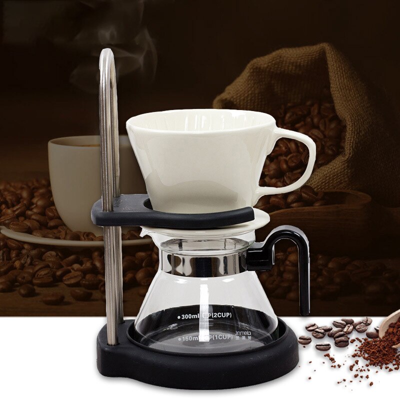 V60 Ceramics Filter Pot Coffee Dripper Pot Set Cof... – Grandado