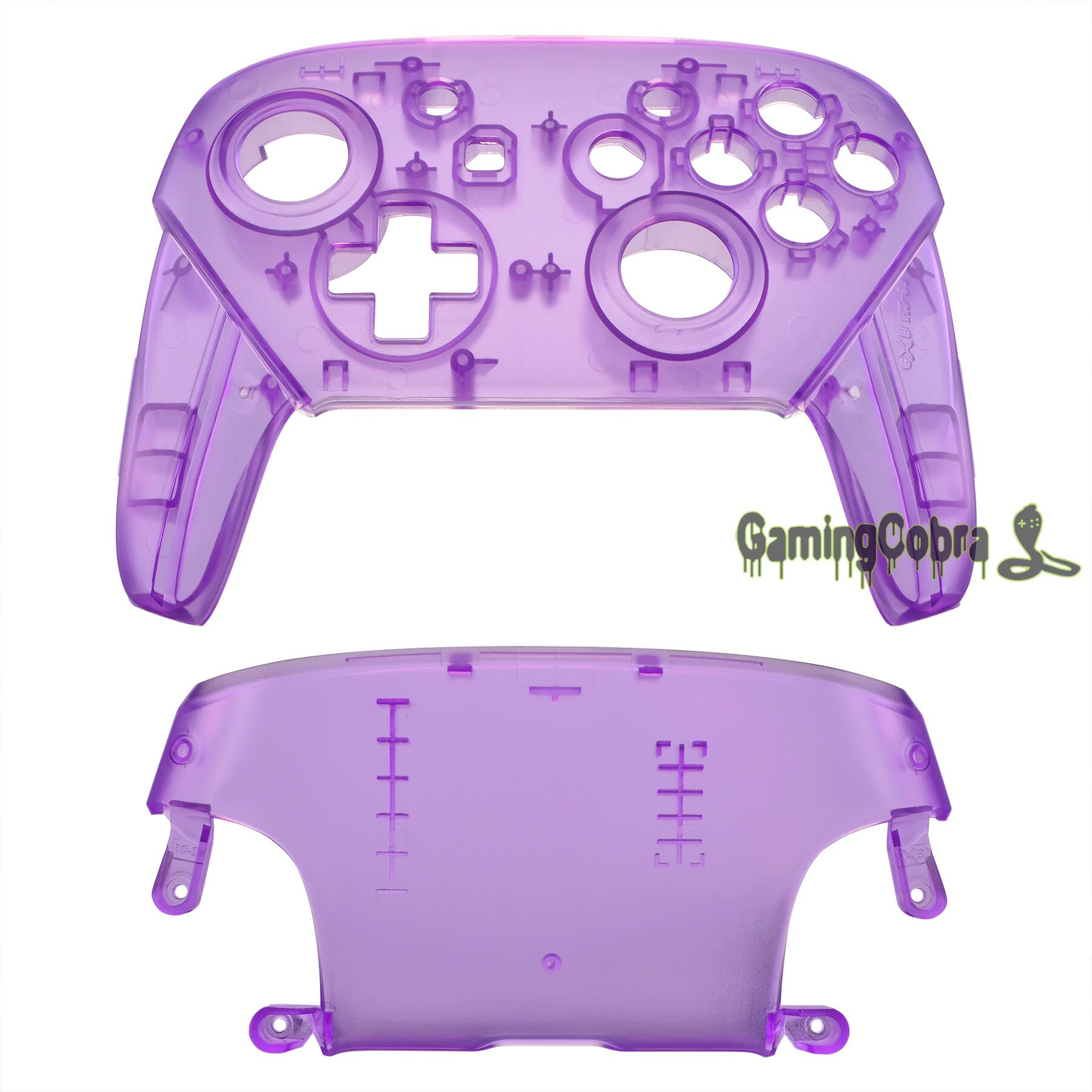 Clear Atomic Purple Faceplate and Backplate Replac... – Grandado