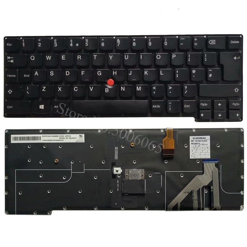 UK Laptop keyboard with backlit for lenovo thinkpa... – Vicedeal