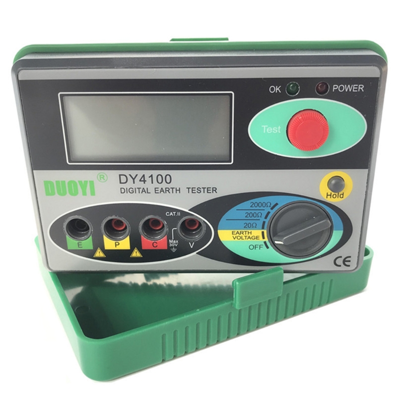 DY4100 Digital Resistance Tester Earth Ground Mete... – Grandado