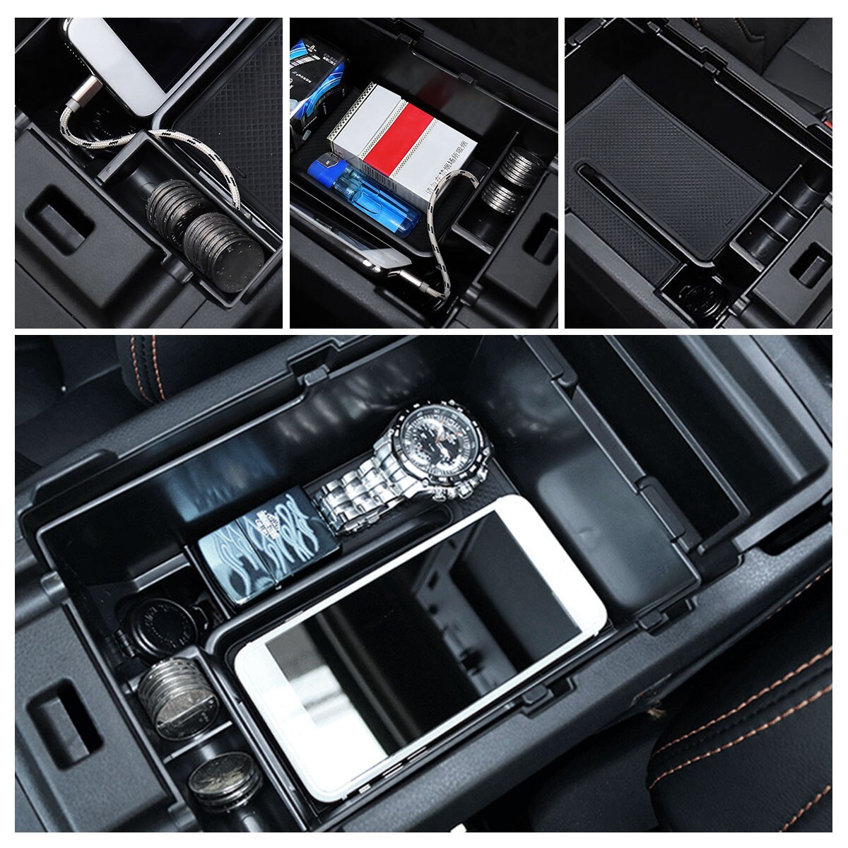 Car Armrest Storage Box Cover Center Console trays... – Grandado