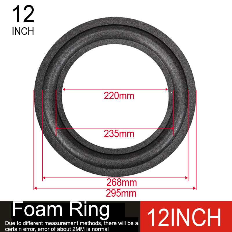 DIYLIVE 12 inch Subwoofer Cloth Edge Foam Edge Fol... – Grandado