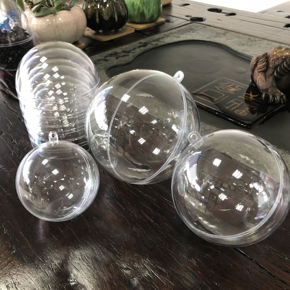 5PCS Christmas Tree Clear Balls Fillable Baubles D... – Grandado