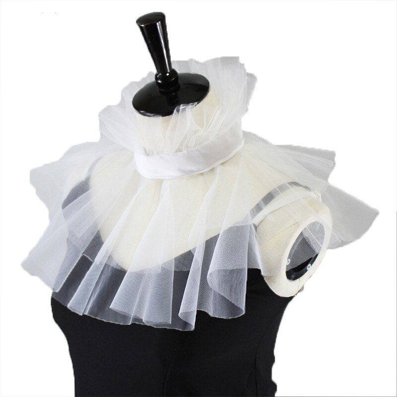 Vintage Victorian Elizabethan Mesh Ruffles Retro D... – Vicedeal