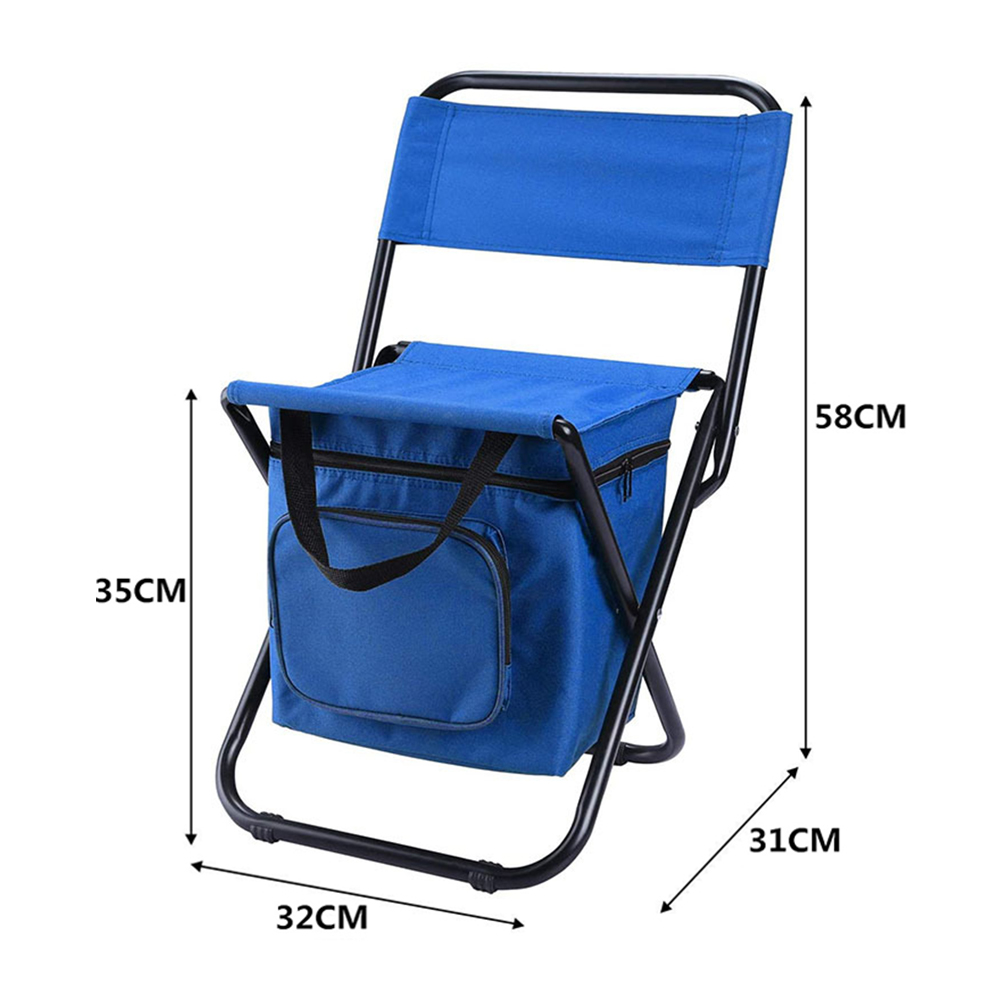 100KG 600D Outdoor Folding Fishing Chair Portable ... – Grandado