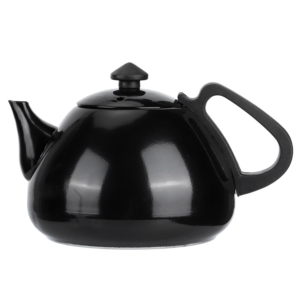 Hushåll 1l svart rostfritt stål tekanna te vatten ... – Grandado