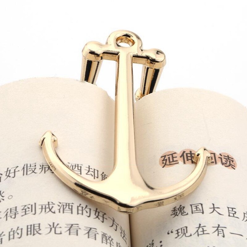 Anchor Metal Bookmark Open Book Bookmark Reading B... – Grandado