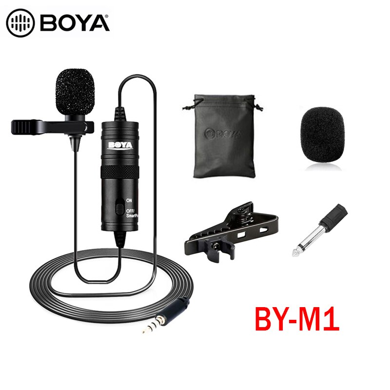 BOYA BY-M1DM/M1/LM10 Audio Video Record Lavalier M... – Grandado