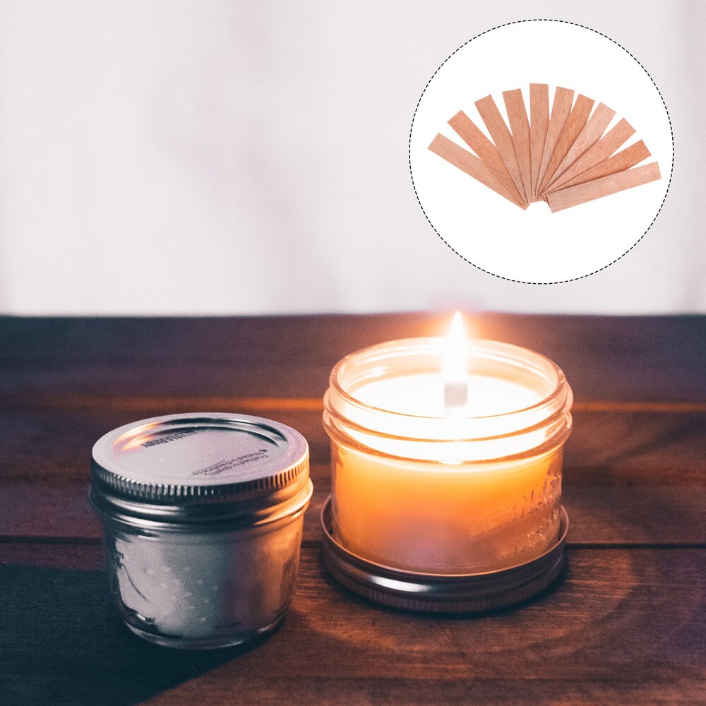 20pcs Eco-friendly Wood Candle Wick Natural Candle... – Grandado