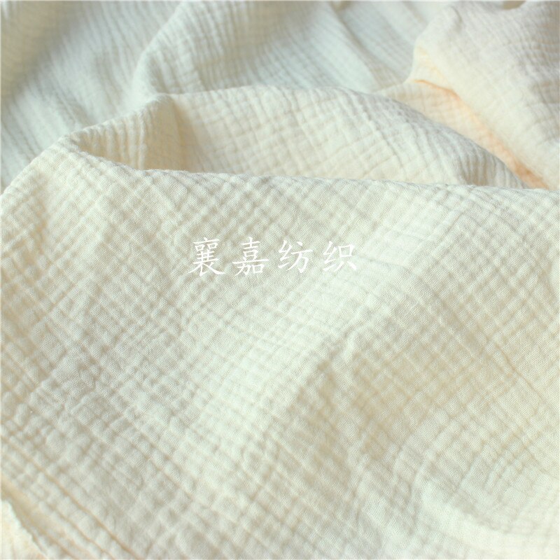 Cotton Linen Double-layer Yarn Fabric Crepe Seersu... – Grandado