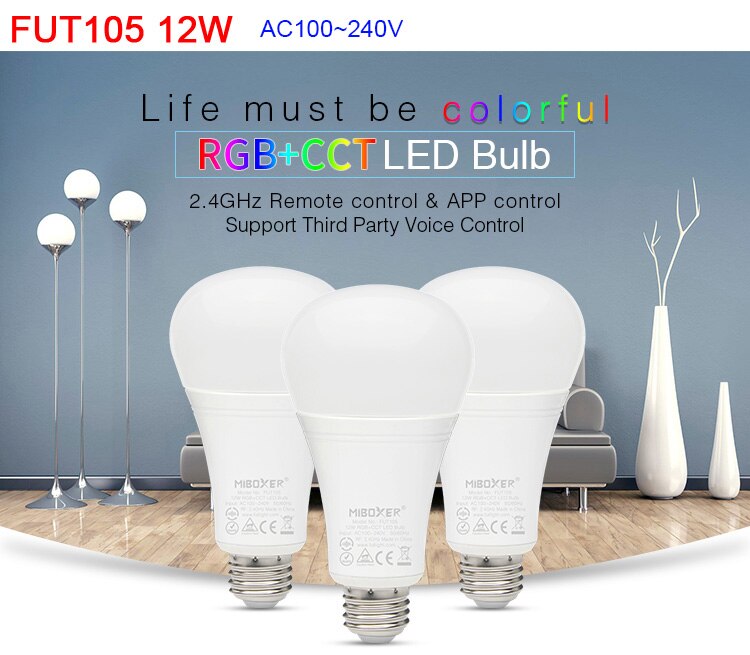 Miboxer-bombilla LED de 4W/6W/9W/12W E27 GU10 MR16... – Grandado