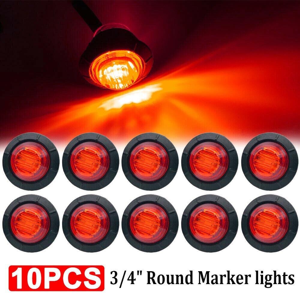 10PCS Red Car External Lights 12V 3 LED Auto Car B... – Vicedeal