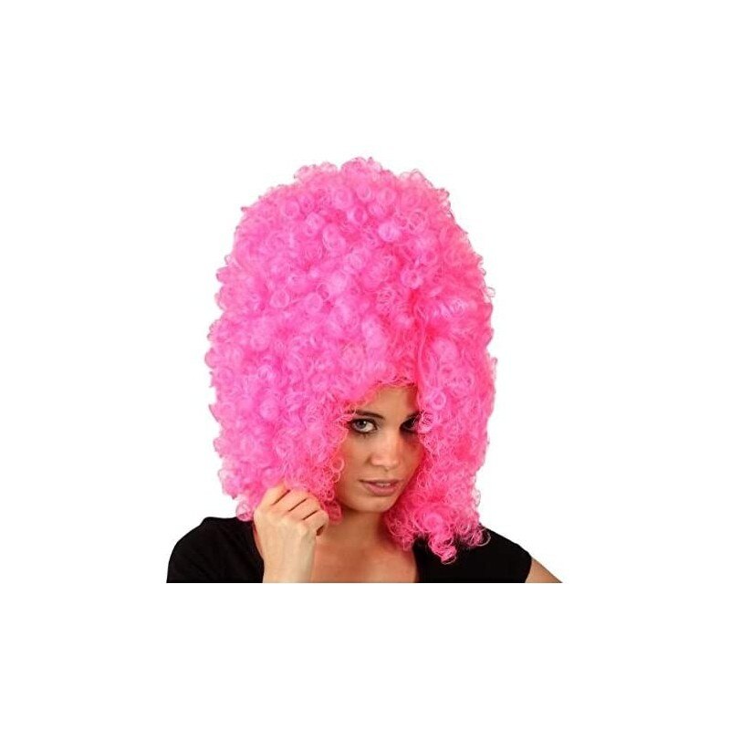 Carassa afro peruca rosa mulher – Grandado
