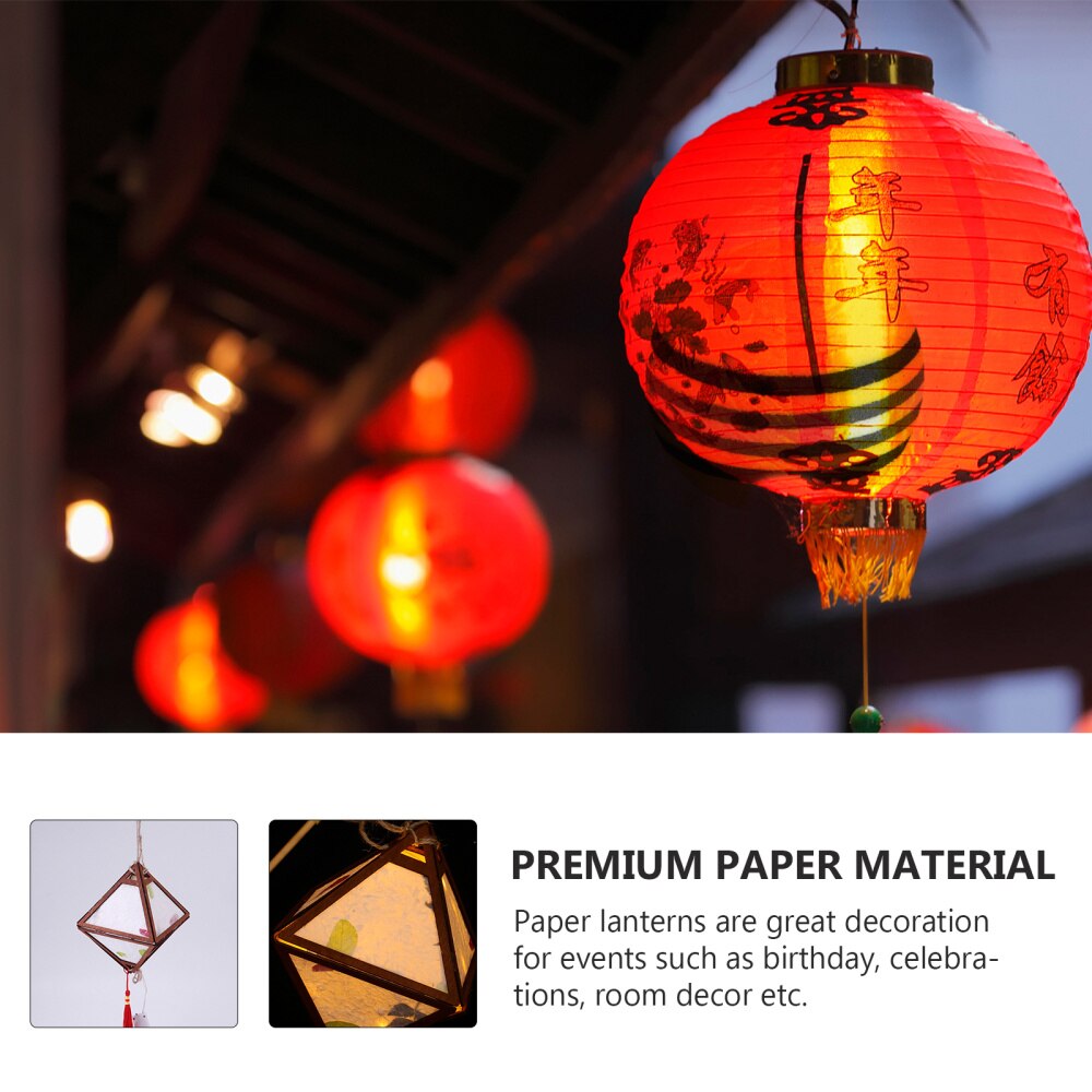1 Set DIY Chinese Lantern Pretty Lovely Portable A... – Grandado