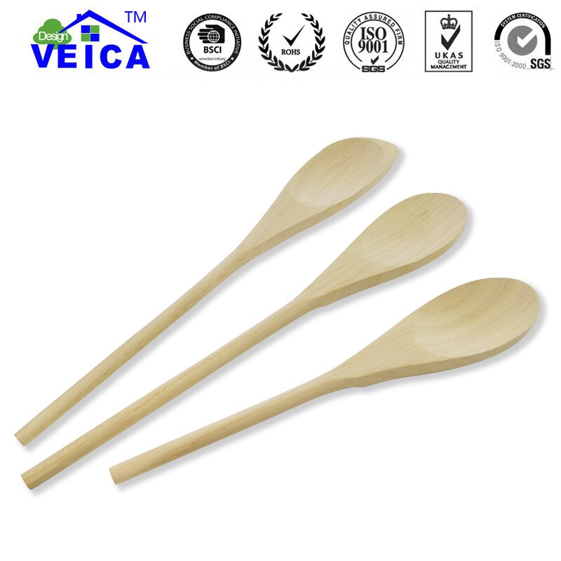3 stks van Natuurlijke Houten Lepel Spatel Salade ... – Grandado