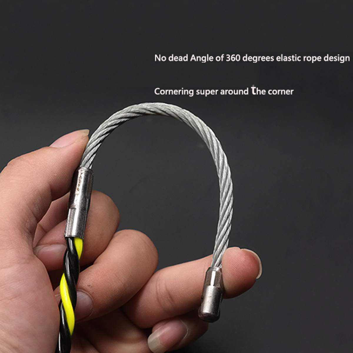 15M 5mm Spiral Cable Puller Conduit Snake Cable Ro... – Vicedeal