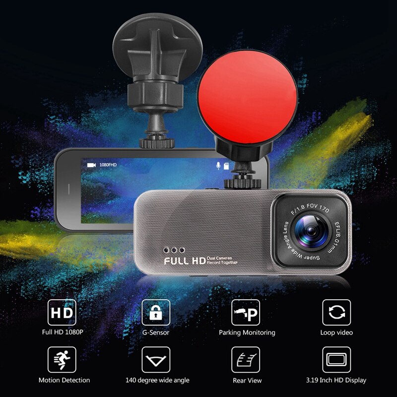Auto Dvr Dual Lens 3.16 Inch Dash Camera Met Achte... – LovingPrices