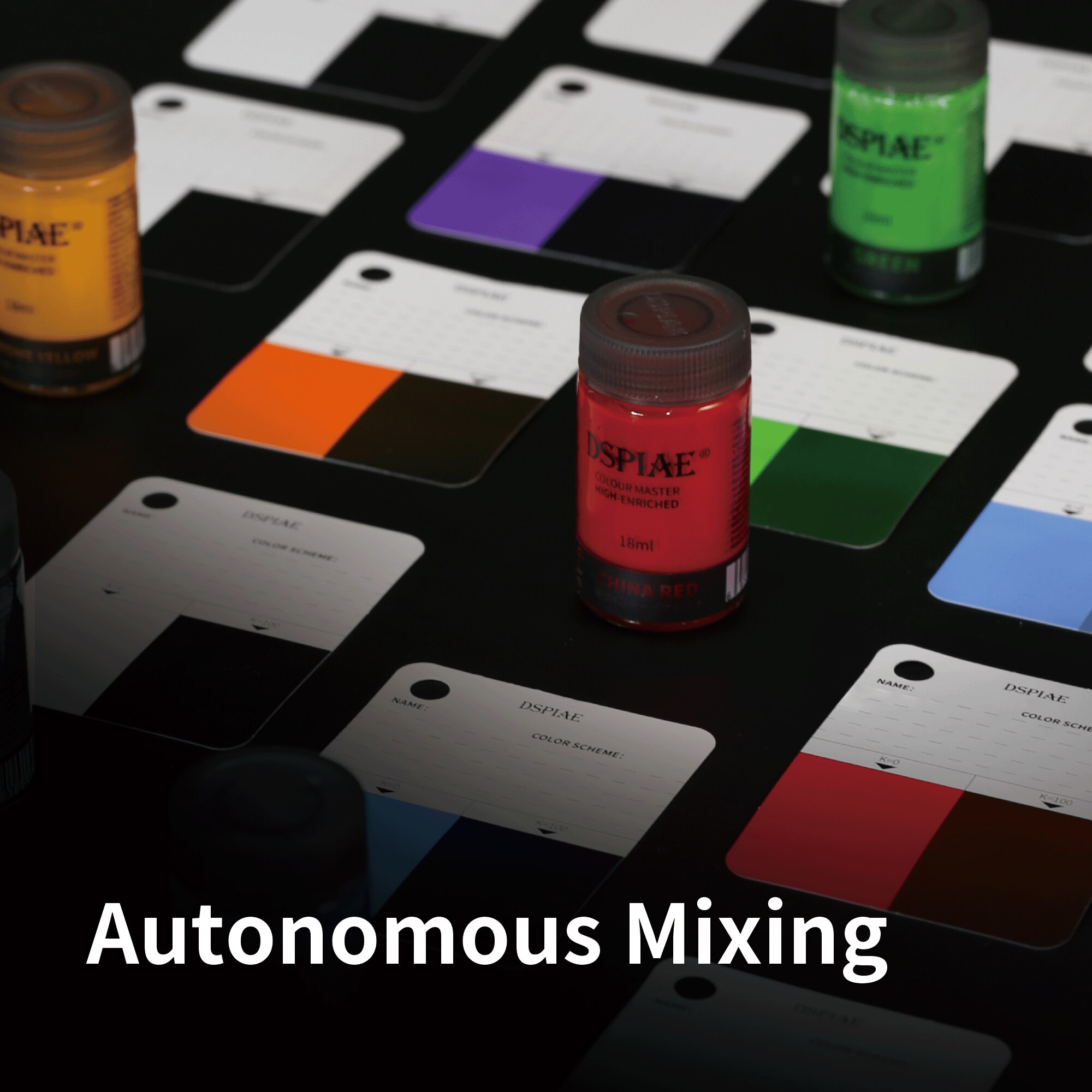 DSPIAE CC-01 Try Color Swatches – Grandado