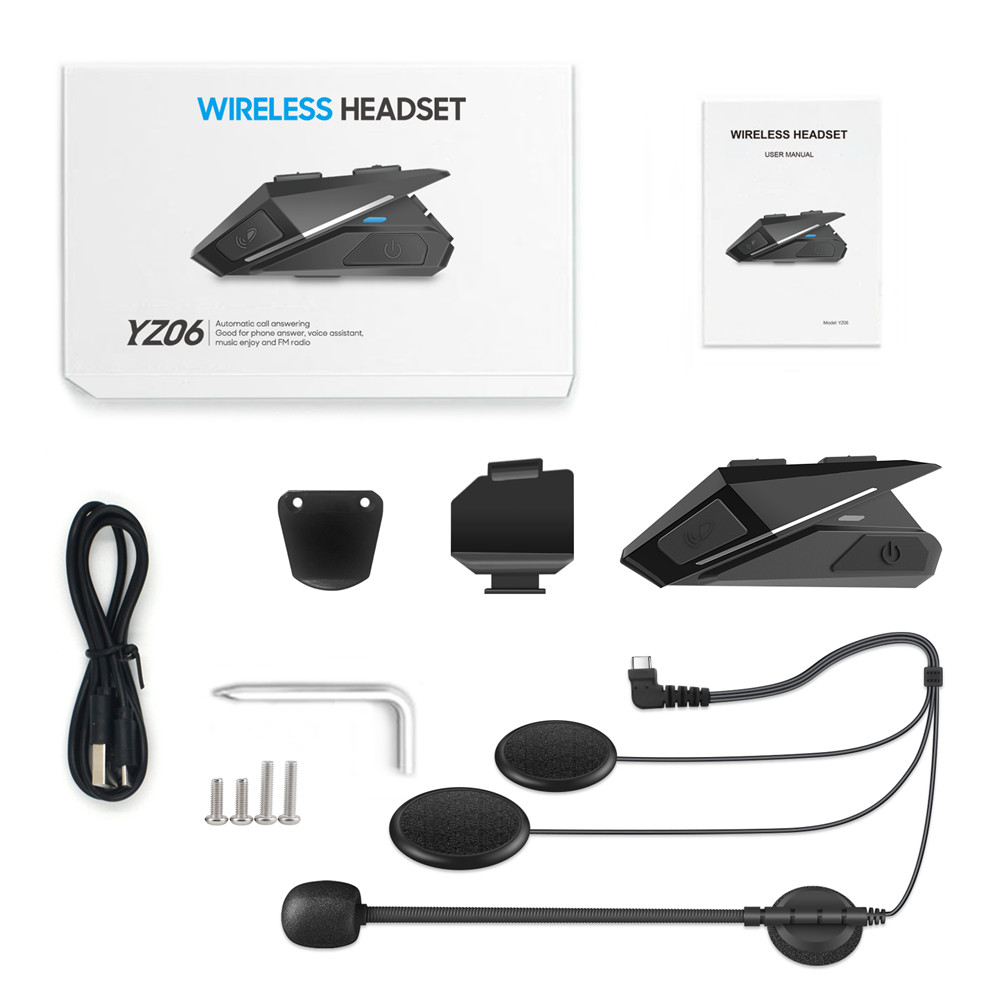 Stereo Fm Helm Headset Bluetooth 5.0 Motorfiets Ko... – Vicedeal