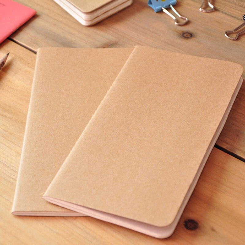 A5 Kraft Paper Journal Diary Note Book Blank Page ... – Grandado