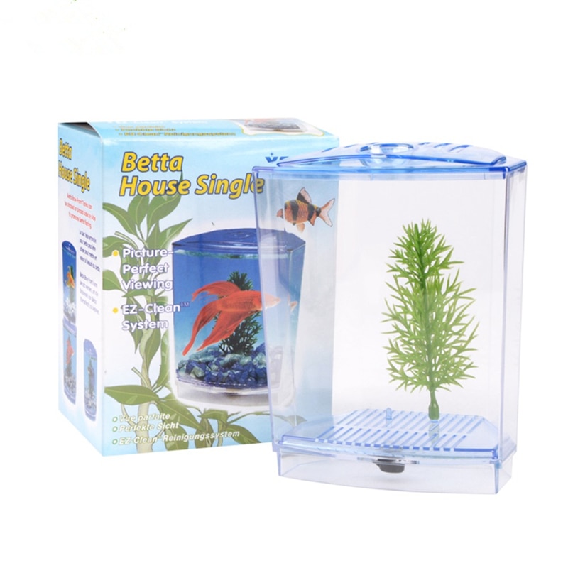 Acrylic Aquarium Betta Fish Tank Mini Incubator Fi... – Vicedeal
