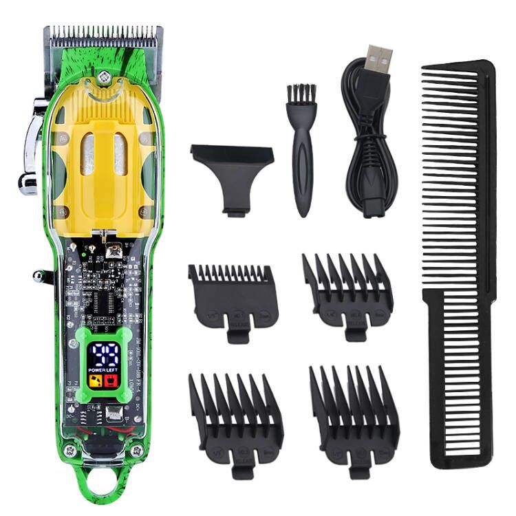 Transparent Electric Clipper Hair Clipper Gradient... – Grandado