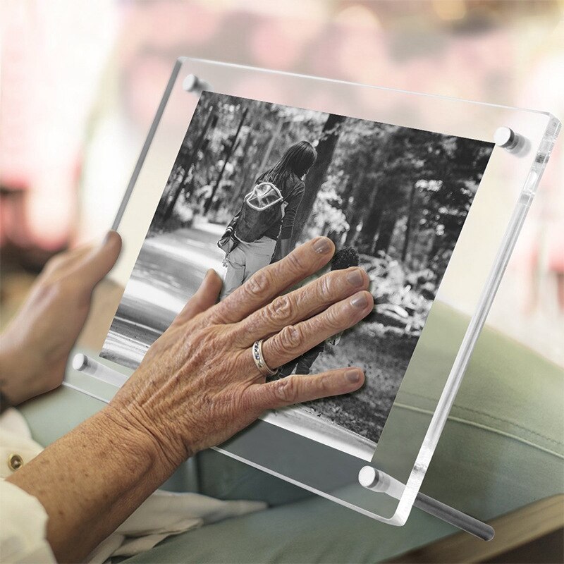 8X12 in Acrylic Picture Frames Wall Mount Photo Fr... – Grandado