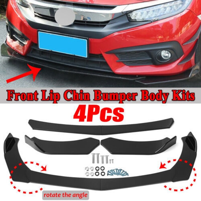 -Car Universal Front Bumper Spoiler Surface Contra... – Grandado