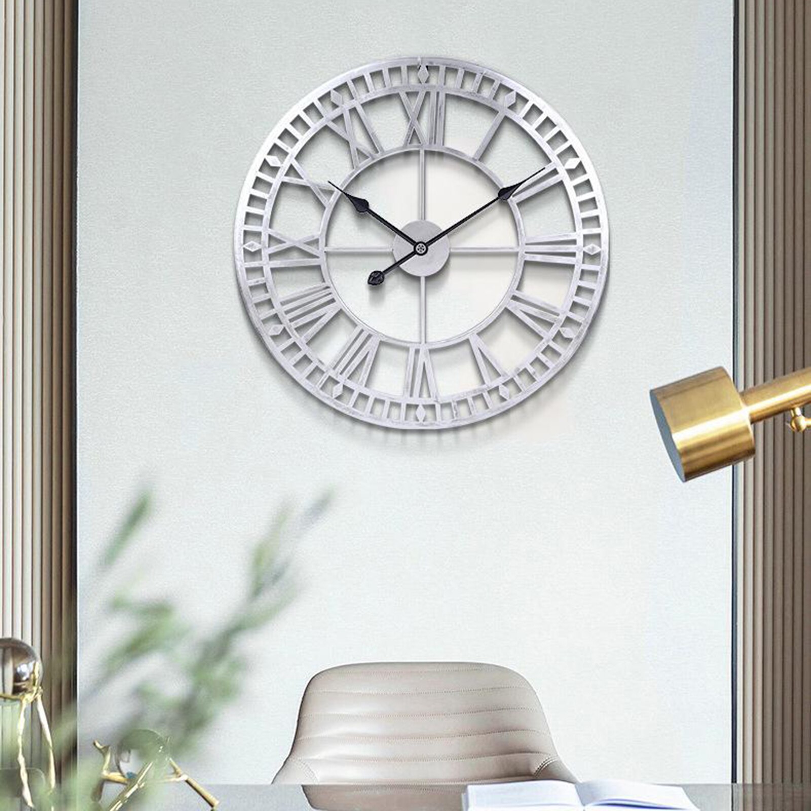 Vintage Wall Clock 40cm Wall Art Hanging Clocks Qu... – Vicedeal