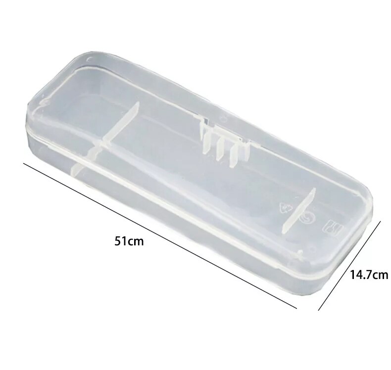 Men's Shaver Storage Box Transparent Plastic R... – Grandado
