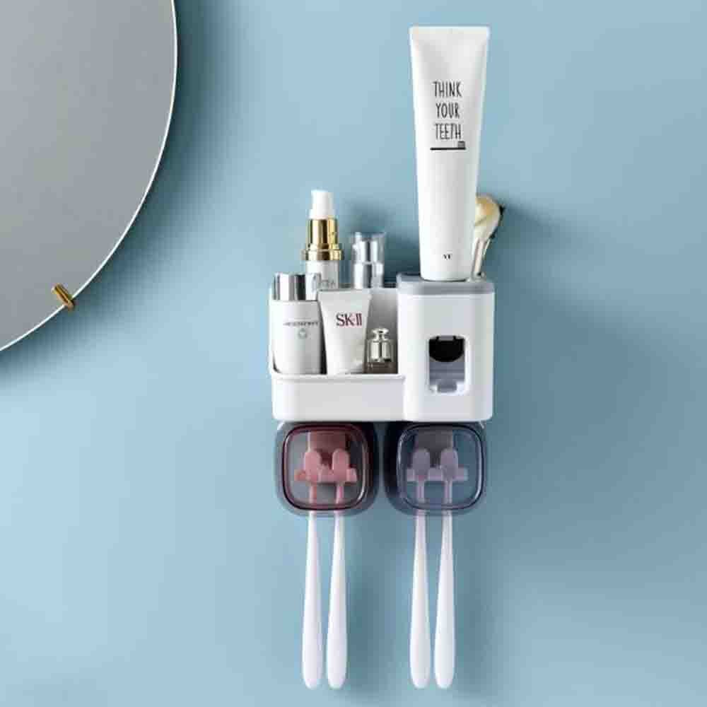 Automatic Squeezing Toothpaste Dispenser Wall Moun... – Grandado