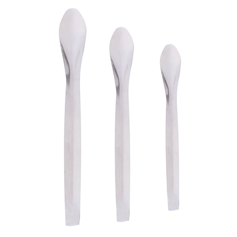 3 Pcs Micro Stainless Steel Lab Medicine Spoon Lab... – Grandado
