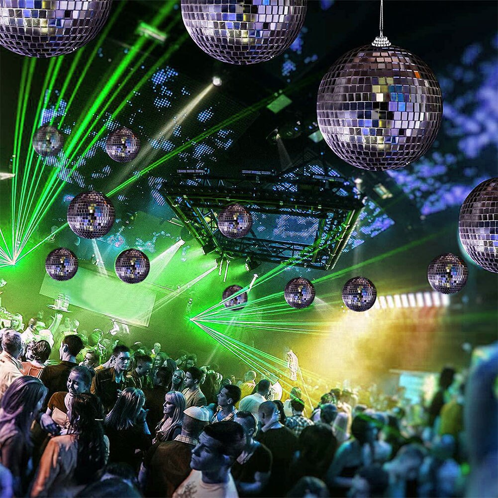 2PCS Christmas Silver Balls Ornaments 10cm Mini Di... – Grandado