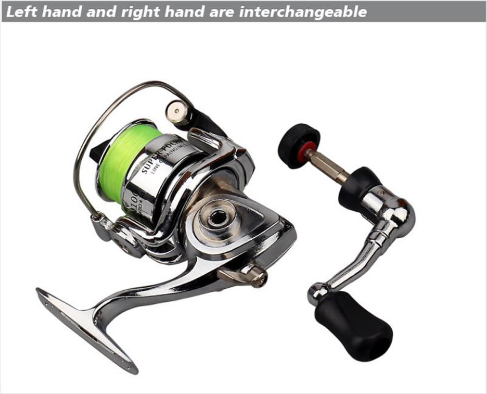 Mini Vissen Rollen Spinning Reel Gear Metalen Glad... – Grandado