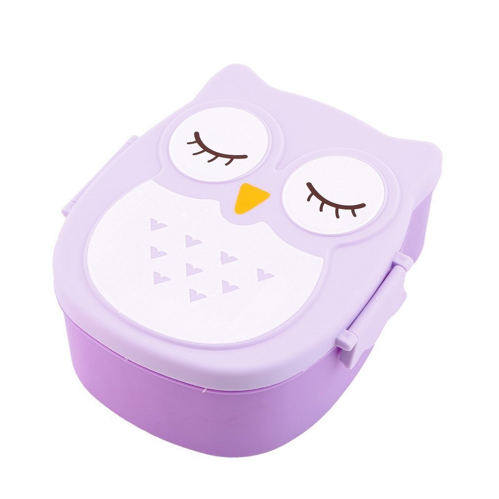 Cartoon Owl Lunch Box Portable Japanese Bento Meal... – Grandado