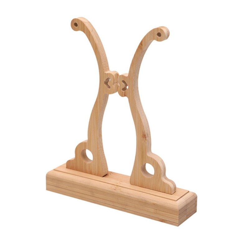 Chinese Hand Fan Stand Wood Sturdy Round Fan Displ... – Grandado