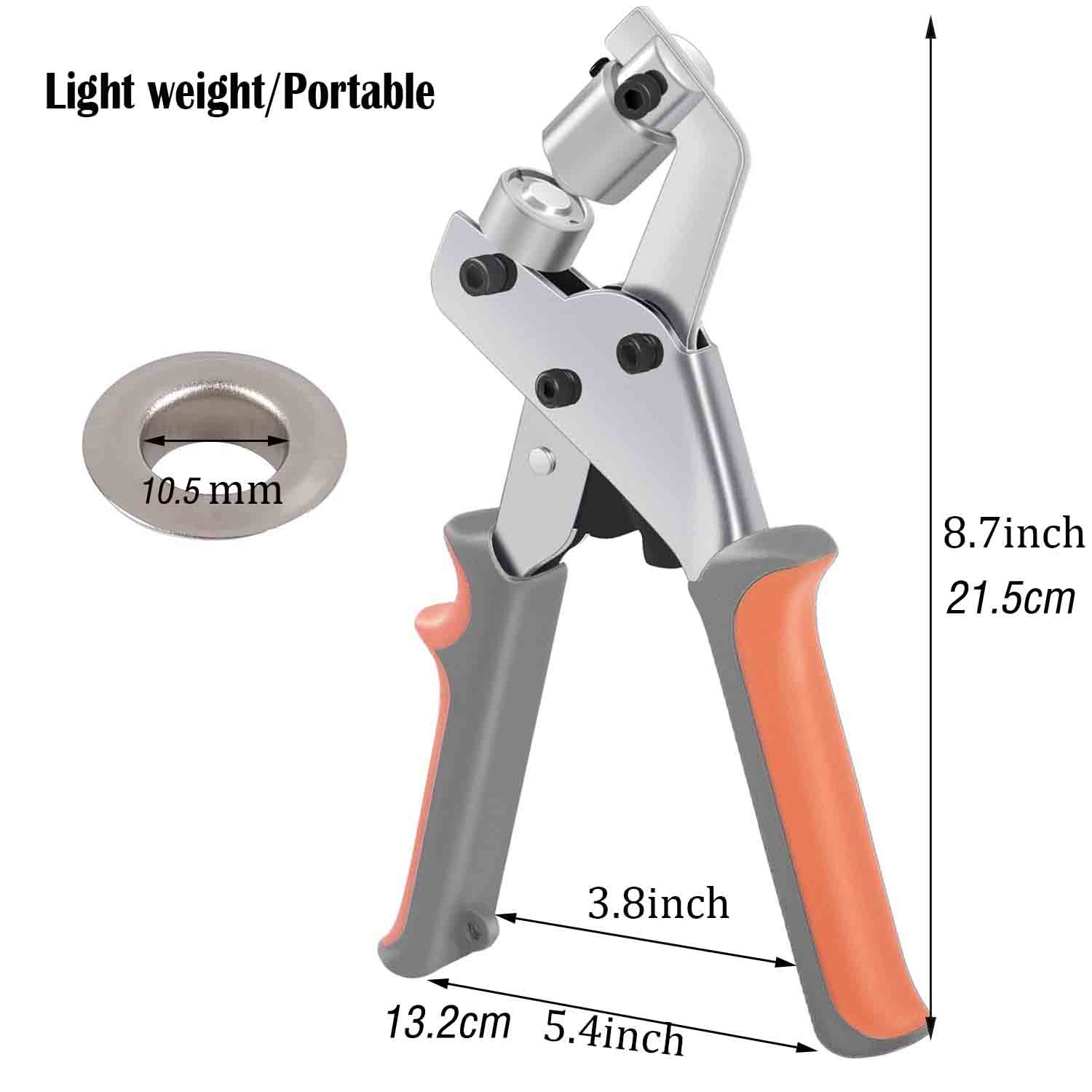 10.5Mm Grommet Kit Handheld Perforator Tang Draagb... – Grandado