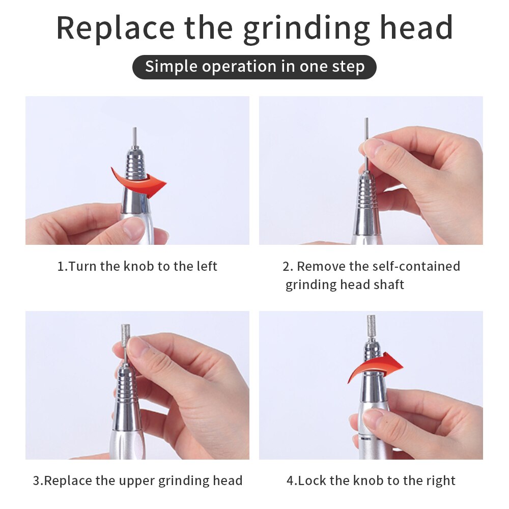 Portable 30000 RPM High Speed Nail Drill Machine A... – Grandado