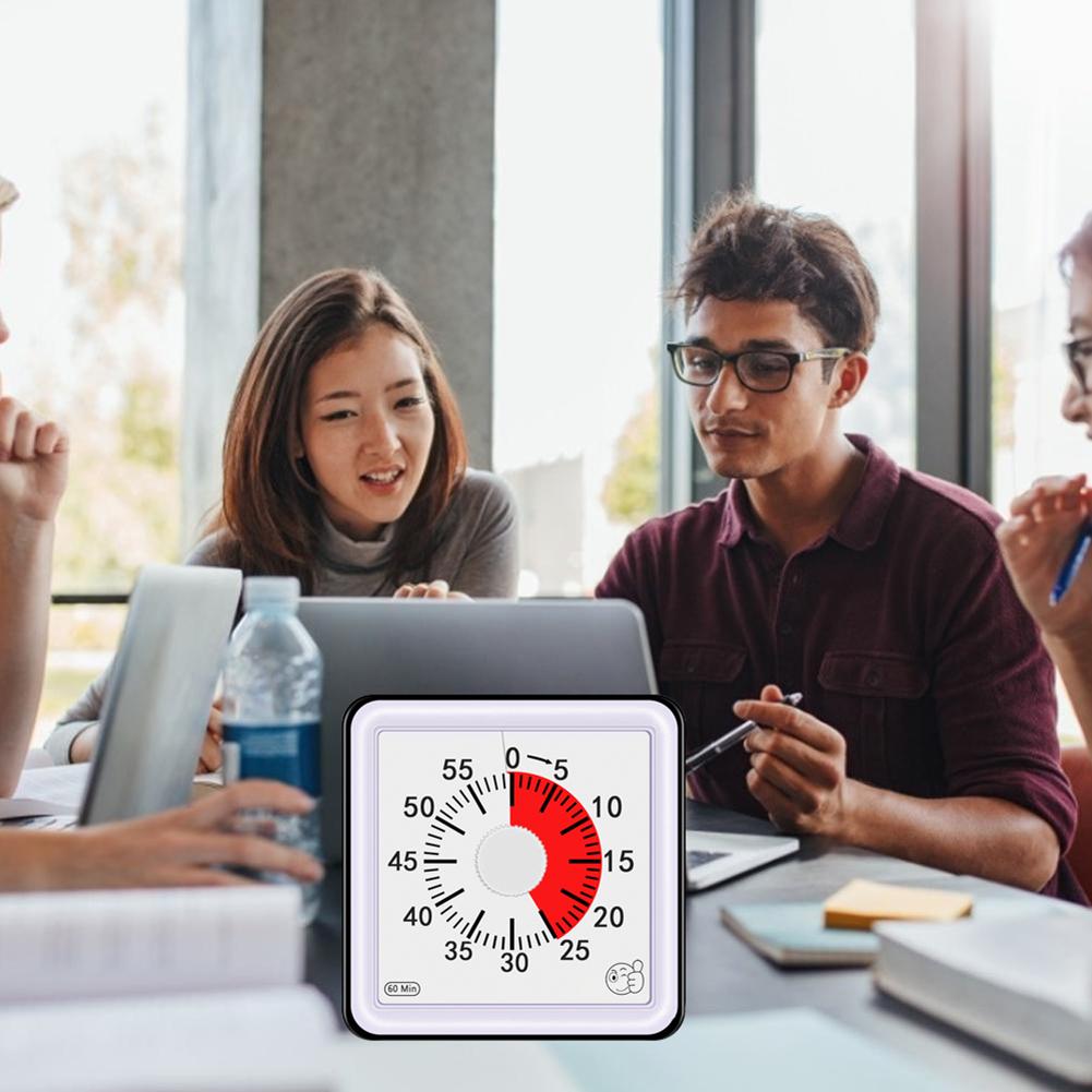 60 Minutes Visual Analog Timer Silent Countdown Cl Grandado